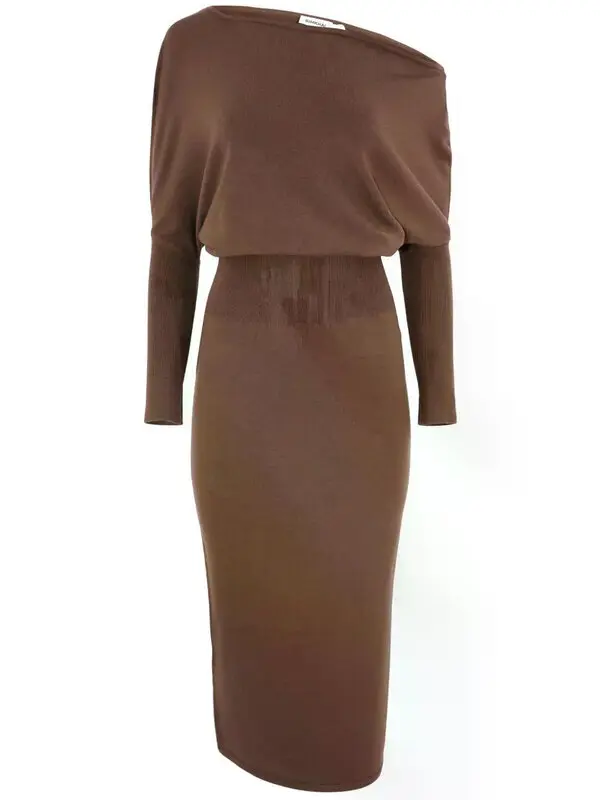 Simkhai Janese Midi Dress - Brown