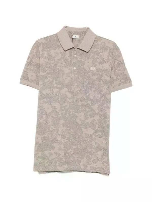 Etro Paisley-print Polo Shirt