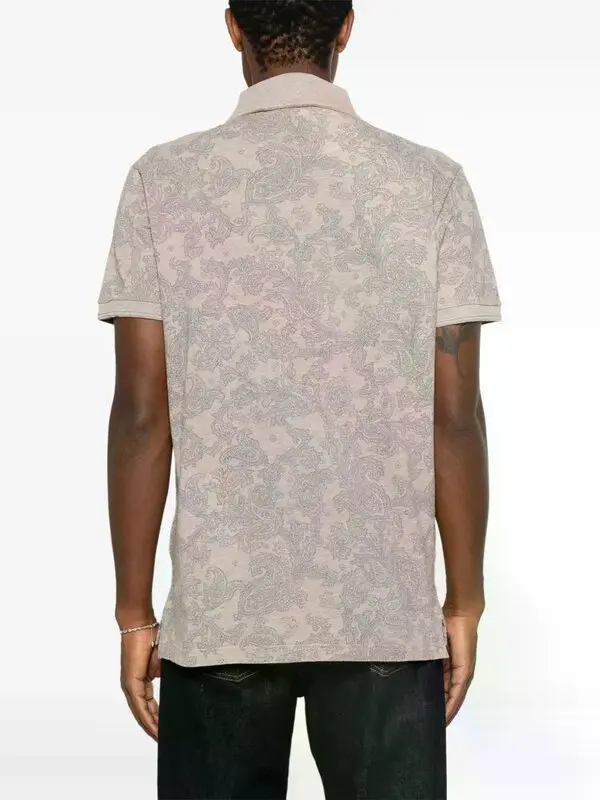 Etro Paisley-print Polo Shirt