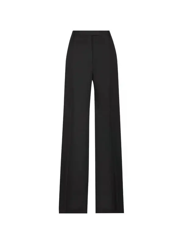 Fendi Wool Tuxedo Trousers - Black