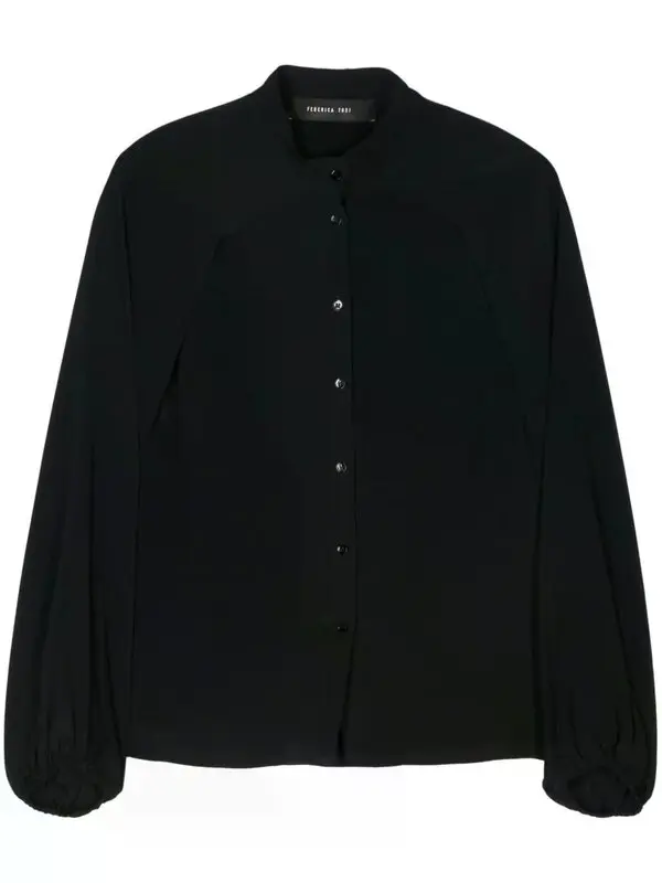 Federica Tosi Crepe Shirt With Layered Sleeves