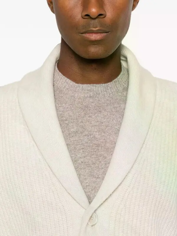 Fedeli Shawl Collar Cardigan - Neutrals