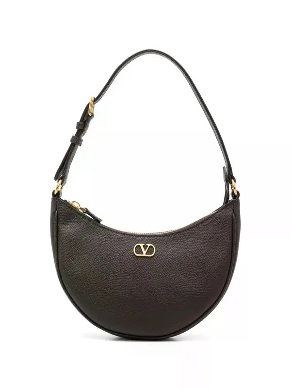 Valentino Garavani Leather Shoulder Bag - Brown