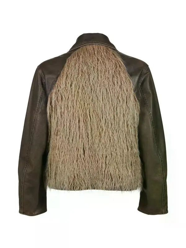 FILTH Faux-fur Trim Jacket