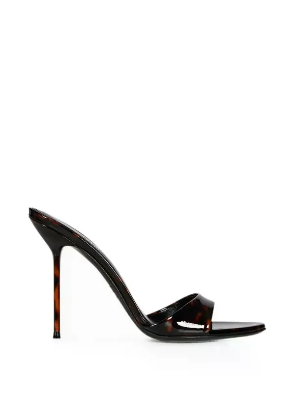 Paris Texas Tortoiseshell-effect Stiletto-heel Sandals - Brown