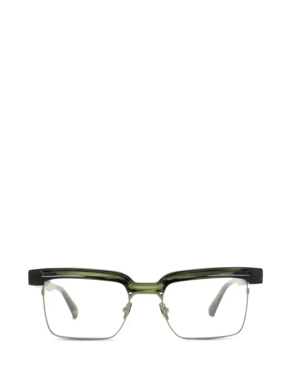Yohji Yamamoto Square Frame Eyeglasses - Green