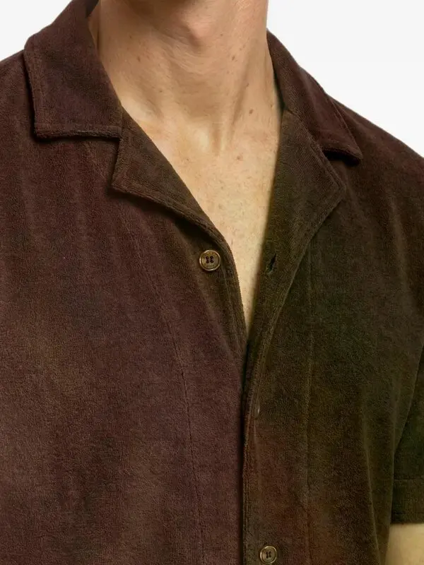 Orlebar Brown Hawkin Towelling Shirt