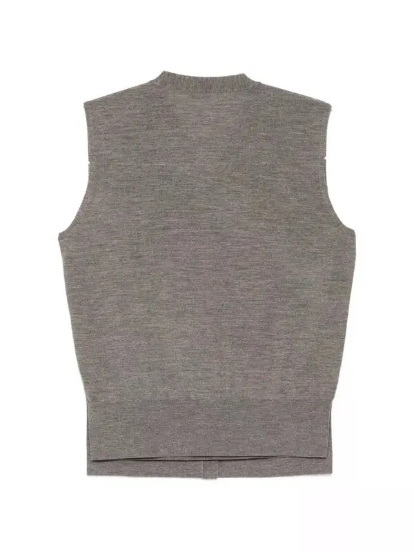 LESS Button-up Layered Vest