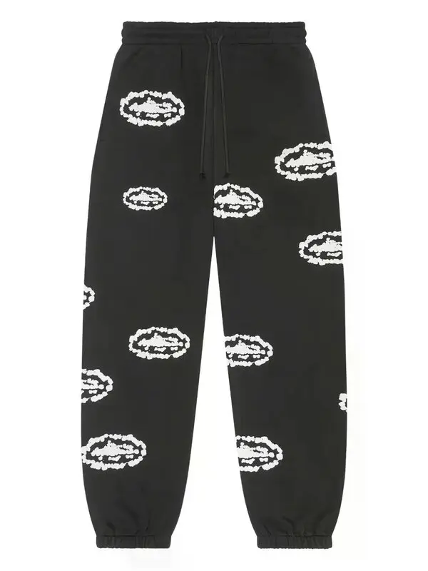 CORTEIZ X Denim Tears Wreath Cotton Track Pants