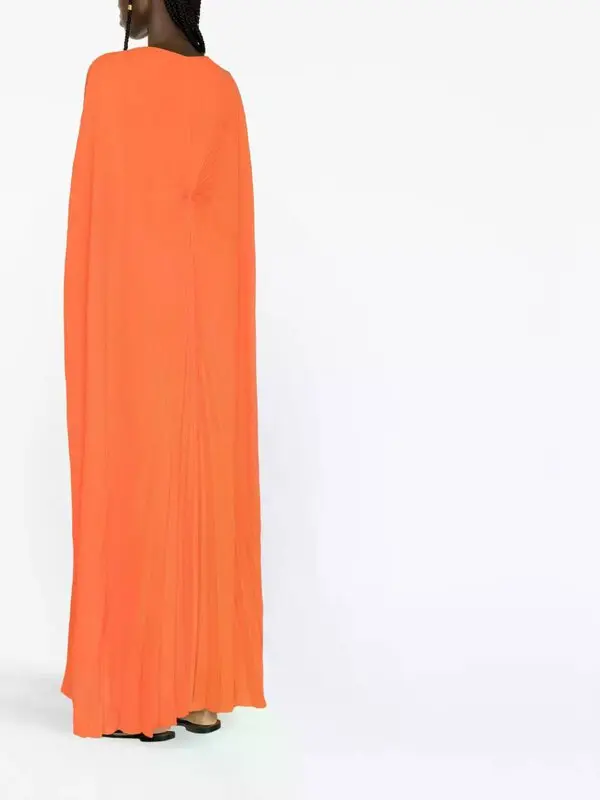 Valentino Garavani Silk Pleated Dress
