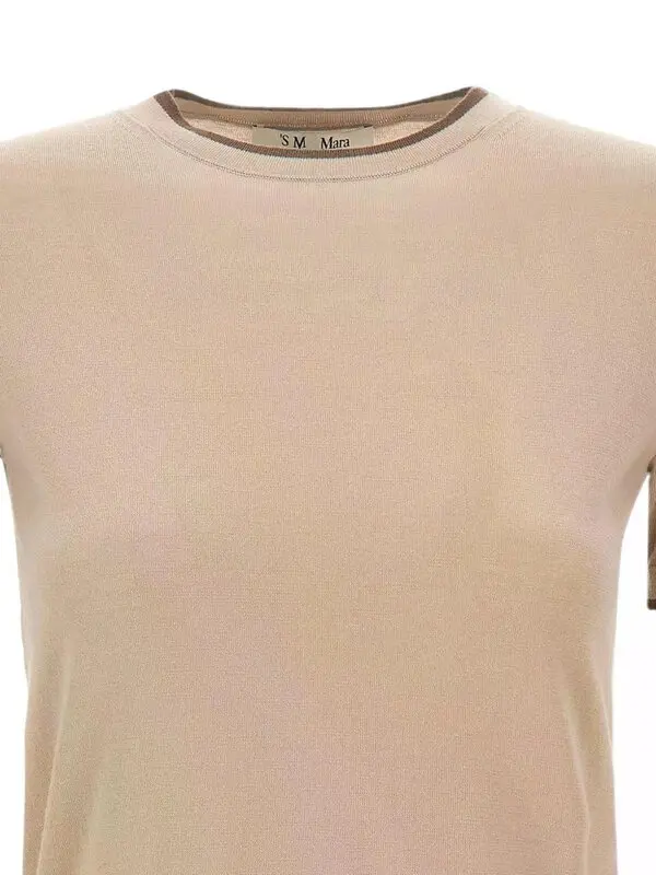 Max Mara Ribbed-trim Wool Sweater