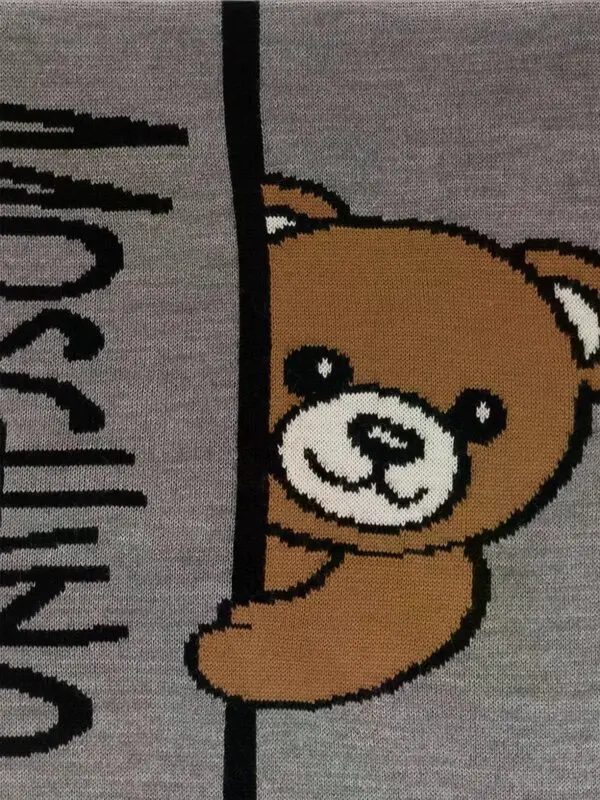 Moschino Teddy Bear-motif Scarf
