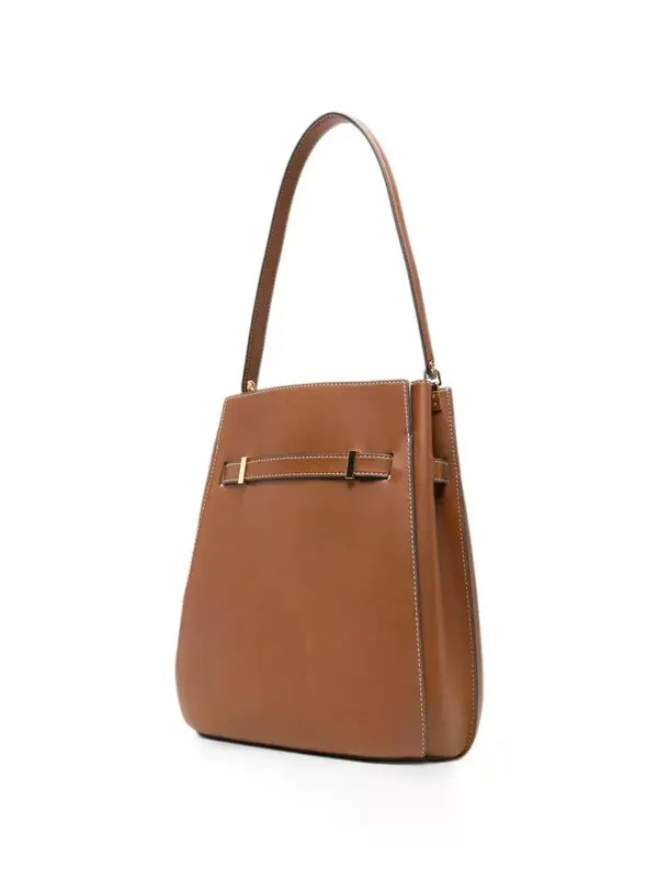 Tory Burch Lee Radziwill Leather Bucket Bag