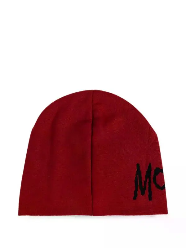 Moschino Logo-intarsia Teddy Bear Beanie Hat