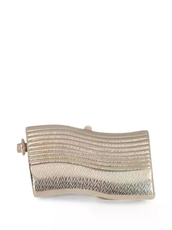 UGO CORREANI Textured Wavy Clutch Bag