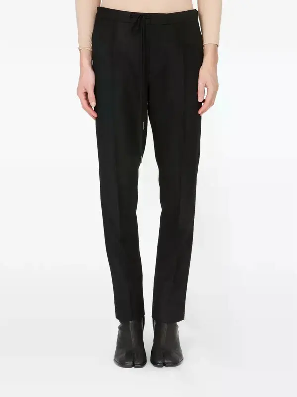 MAISON MARGIELA Drawstring-fastening Trousers - Black