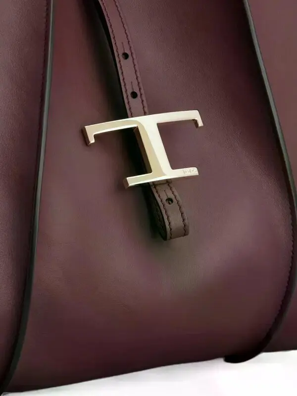 TOD'S T Timeless Shopping Bag In Leather Medium
