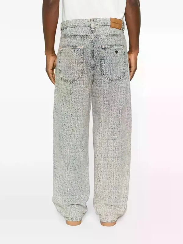 Emporio Armani Logo-patch Jeans