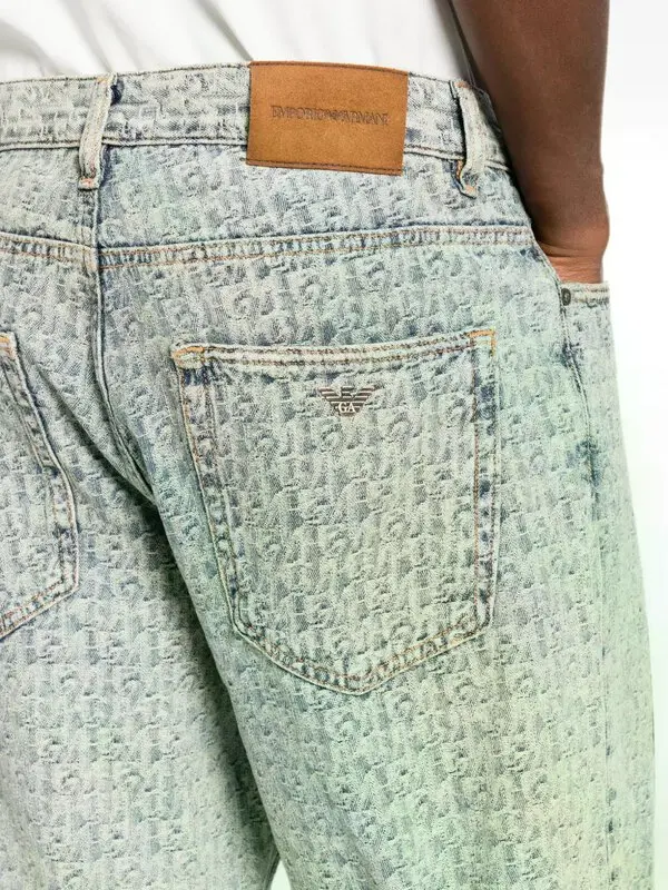 Emporio Armani Logo-patch Jeans