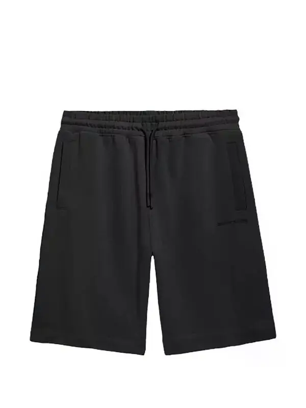 GERTRUDE Yann Drawstring-waist Logo-patch Shorts