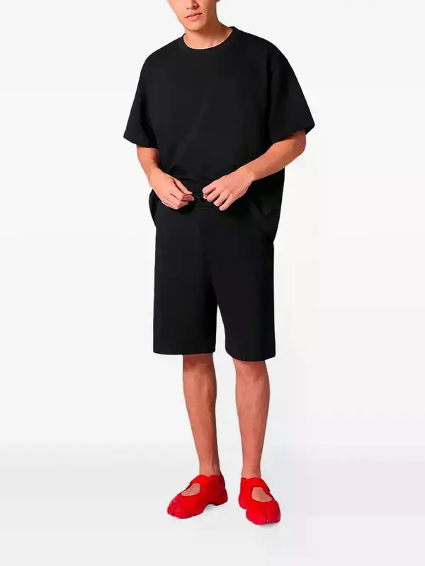 GERTRUDE Yann Drawstring-waist Logo-patch Shorts