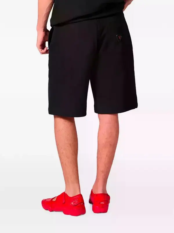GERTRUDE Yann Drawstring-waist Logo-patch Shorts