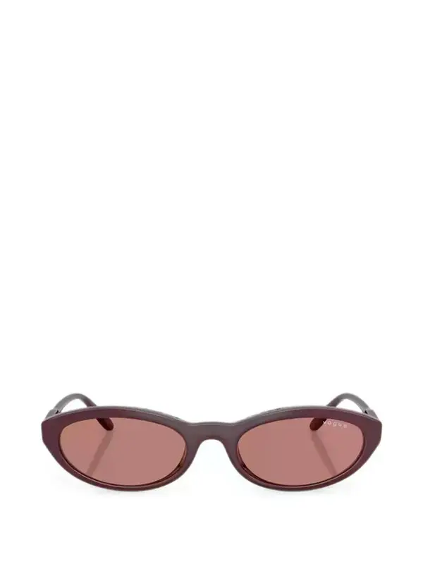VOGUE EYEWEAR Oval-frame Sunglasses - Brown