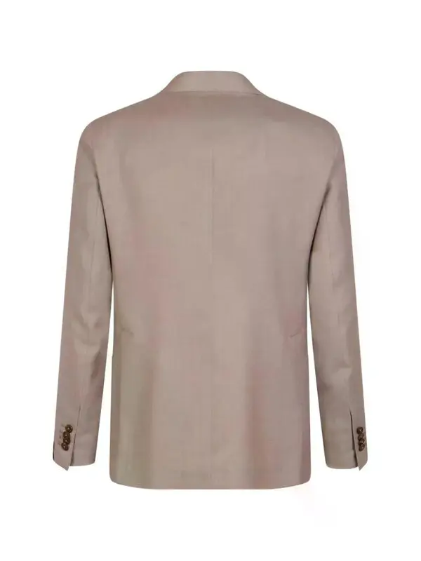 Tagliatore Single-breasted Logo-pin Jacket