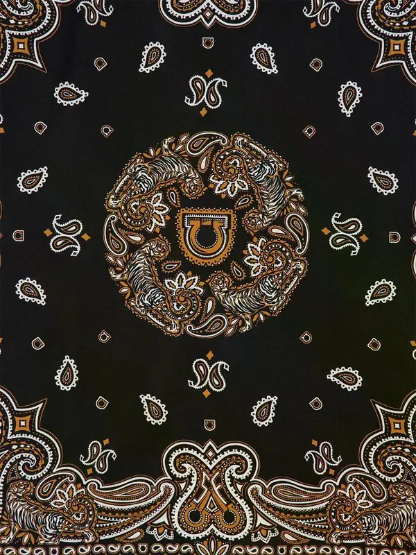 FERRAGAMO Arabesque-print Poncho