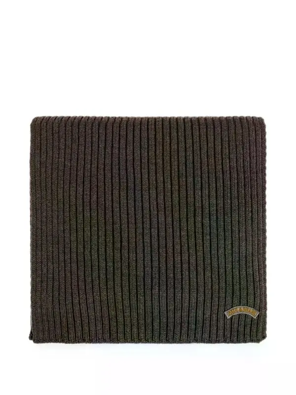 Paul & Shark Ribbed-knit Scarf