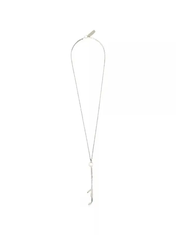 MAISON MARGIELA Bottle Cap Pendant Necklace - Silver