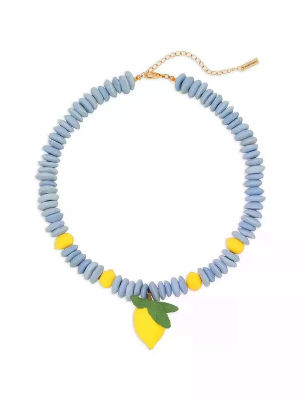 JENNIFER BEHR Citron Lemon-pendant Necklace - Blue