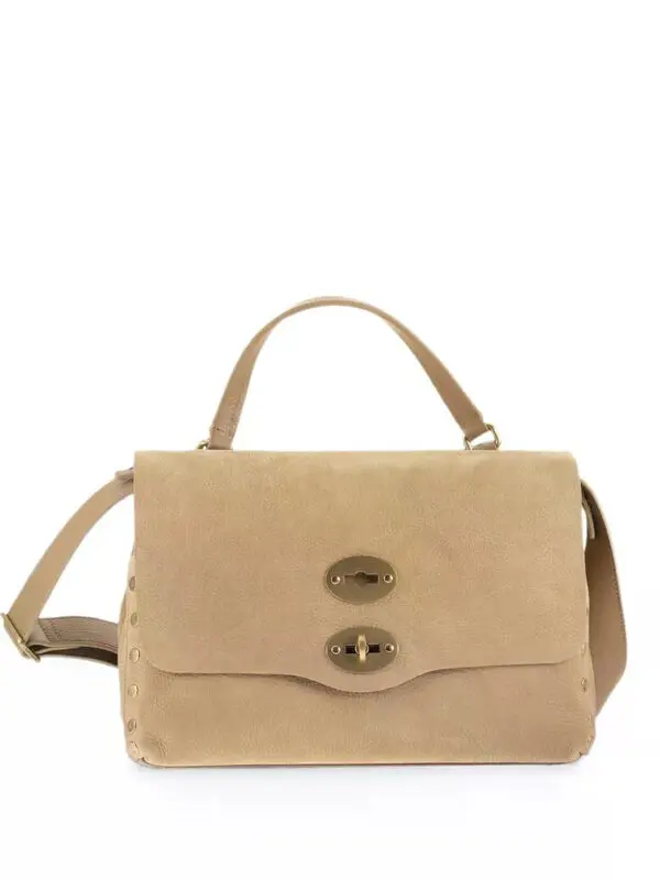 ZANELLATO Postina Jones Grained-leather Tote Bag - Neutrals