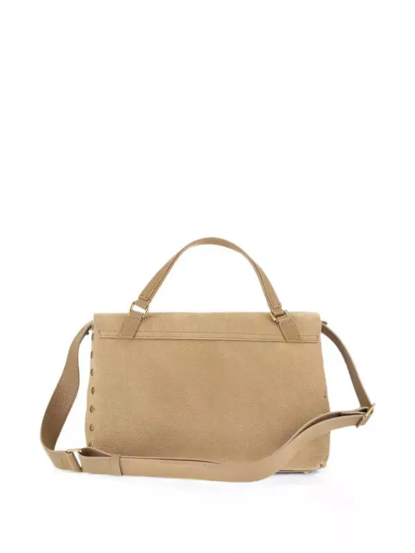 ZANELLATO Postina Jones Grained-leather Tote Bag - Neutrals