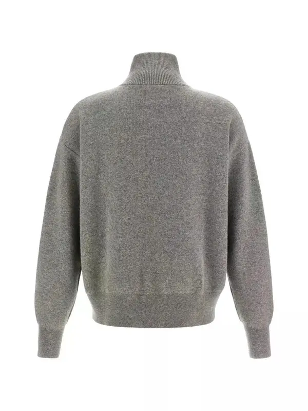 Extreme Cashmere Zip-up Cashmere Cardigan - Grey