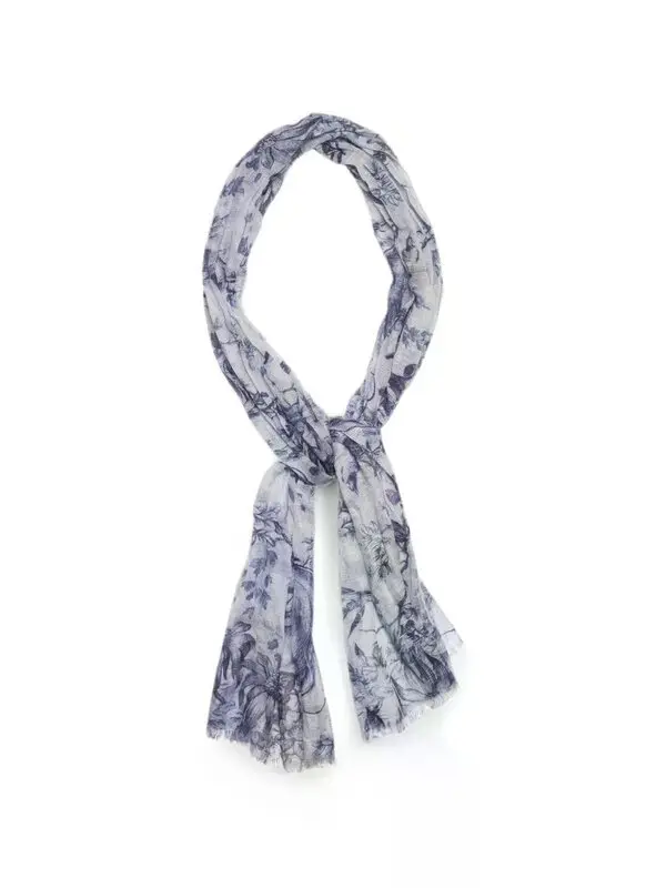 Orlebar Brown Zephra Floral-print Scarf - Neutrals