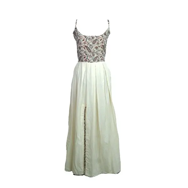 JIWYA Neutrals Rajkumari Gown - Blue/red