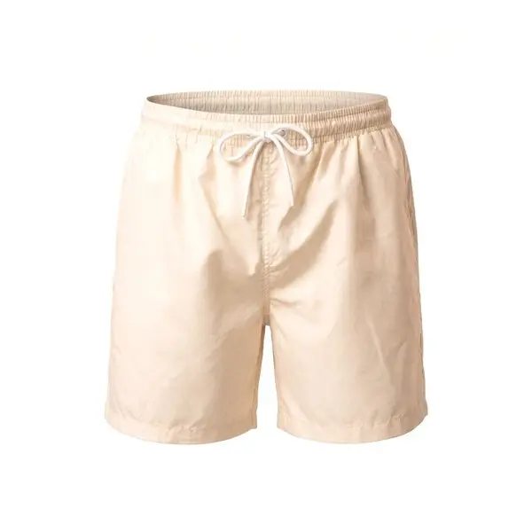 SAVED LAB Neutrals Swimshort In Ecru