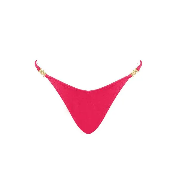 CHERINA BEACHWEAR LLC Ray Bottom In Soleil Rouge - Red