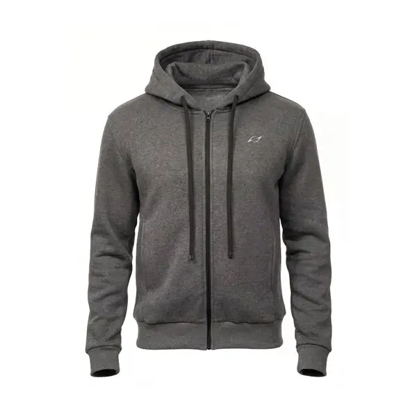 SAVED LAB Zip Hoodie In Melange