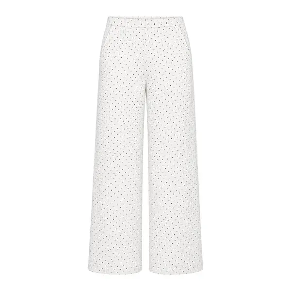SUN CULTURE Kay Trousers In Polka Chiffon