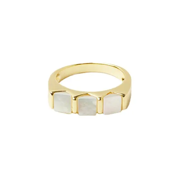 Argento Vivo The Sonny Ring Gold & Turquoise - Blue