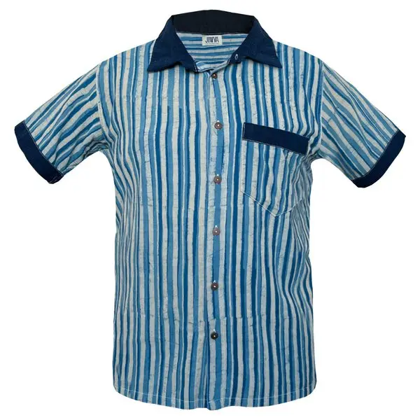 JIWYA Neel Casual Striped Cotton Shirt