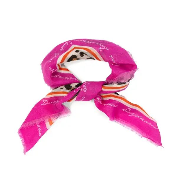 Saachi Eco Luxe Print Hot Bandana - Pink