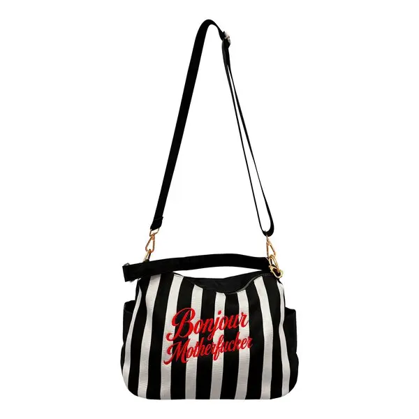 LILLY LOVES Bonjour Motherfucker Shoulder Bag