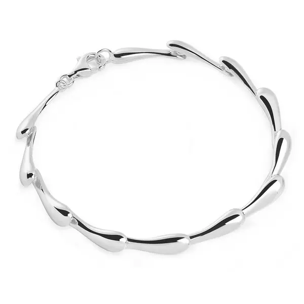 LUCY QUARTERMAINE Sterling Continual Drop Bracelet - Silver