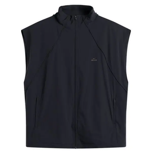 Nike X Skims Stretch Nylon Oversized Vest - Obsidian