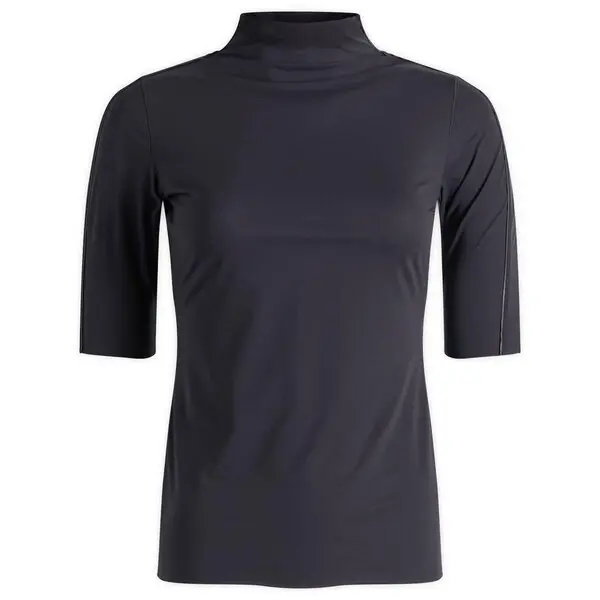 Nike X Skims Short Sleeve High Neck Top - Black