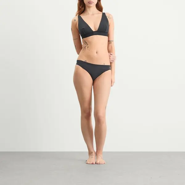 SKIMS Cotton Rib Plunge Bralette