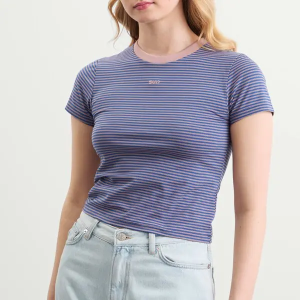 SUNDAYFRUITMARKET Mini Sun Stripe T-shirt